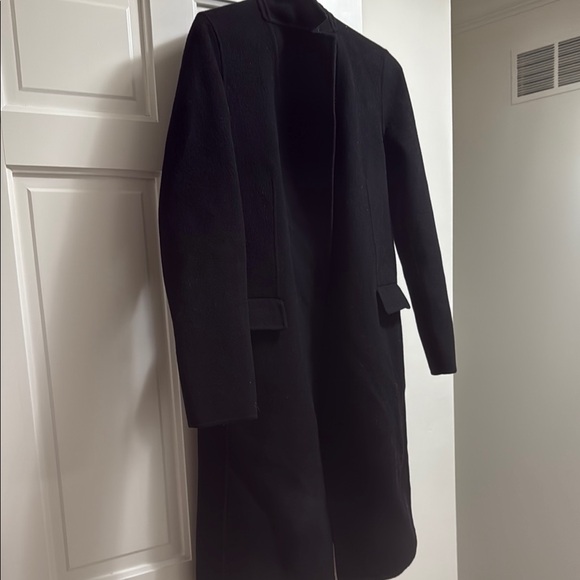 Theory | Jackets & Coats | Theory Wool Blend Coat With Tie | Poshmark